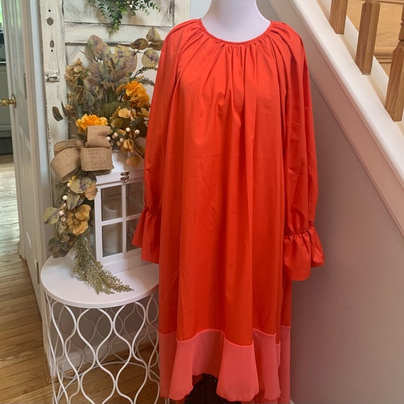 MISSLOOK | Dresses | Miss Look Xxl Orange Dress | Poshmark